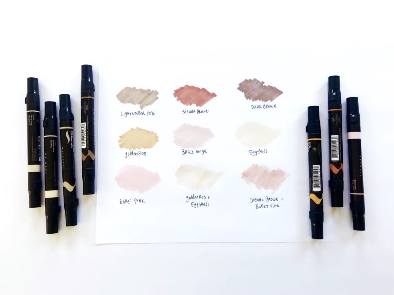 Coloring Your Croquis: Skin Tones, Part 1 - Markers Edition | MyBodyModel