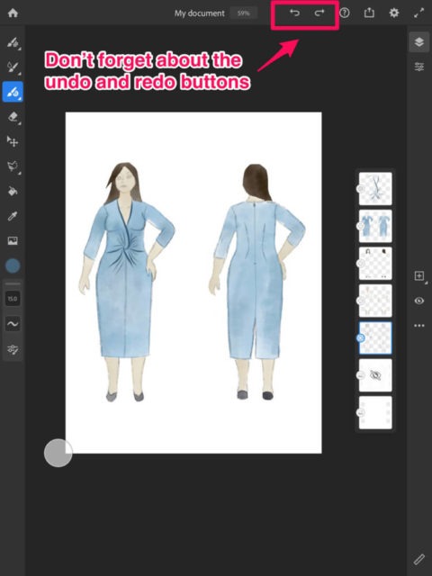 Fashion Design Apps for Beginners 1: Adobe Fresco | MyBodyModel