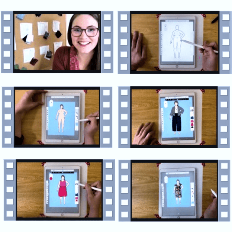 Learn Digital Fashion Drawing on your iPad or Android Tablet with the ...