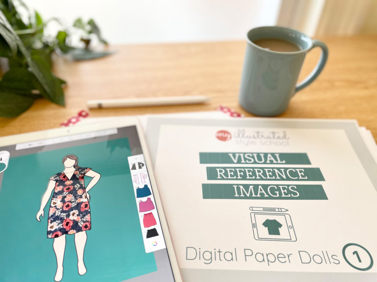 Learn Digital Fashion Drawing on your iPad or Android Tablet with the ...