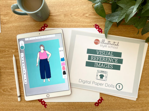 Learn Digital Fashion Drawing on your iPad or Android Tablet with the ...