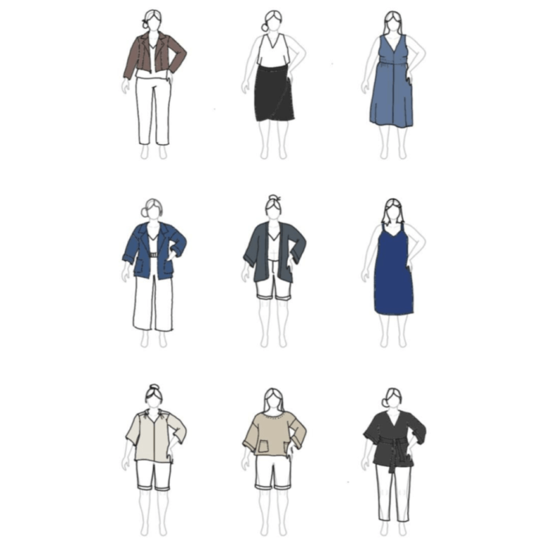 So Many Printable Fashion Sketchbook Page Options! Your Favorite ...