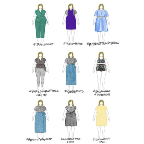So Many Printable Fashion Sketchbook Page Options! Your Favorite ...
